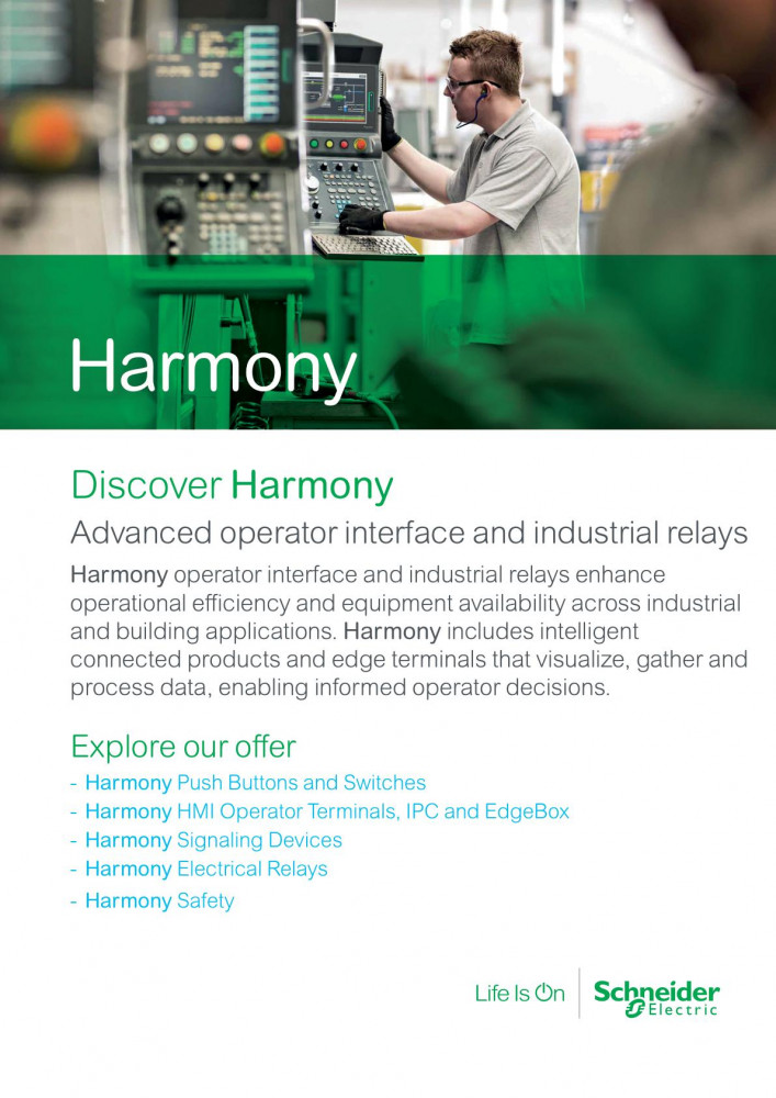 Schneider Harmony documentation page 2