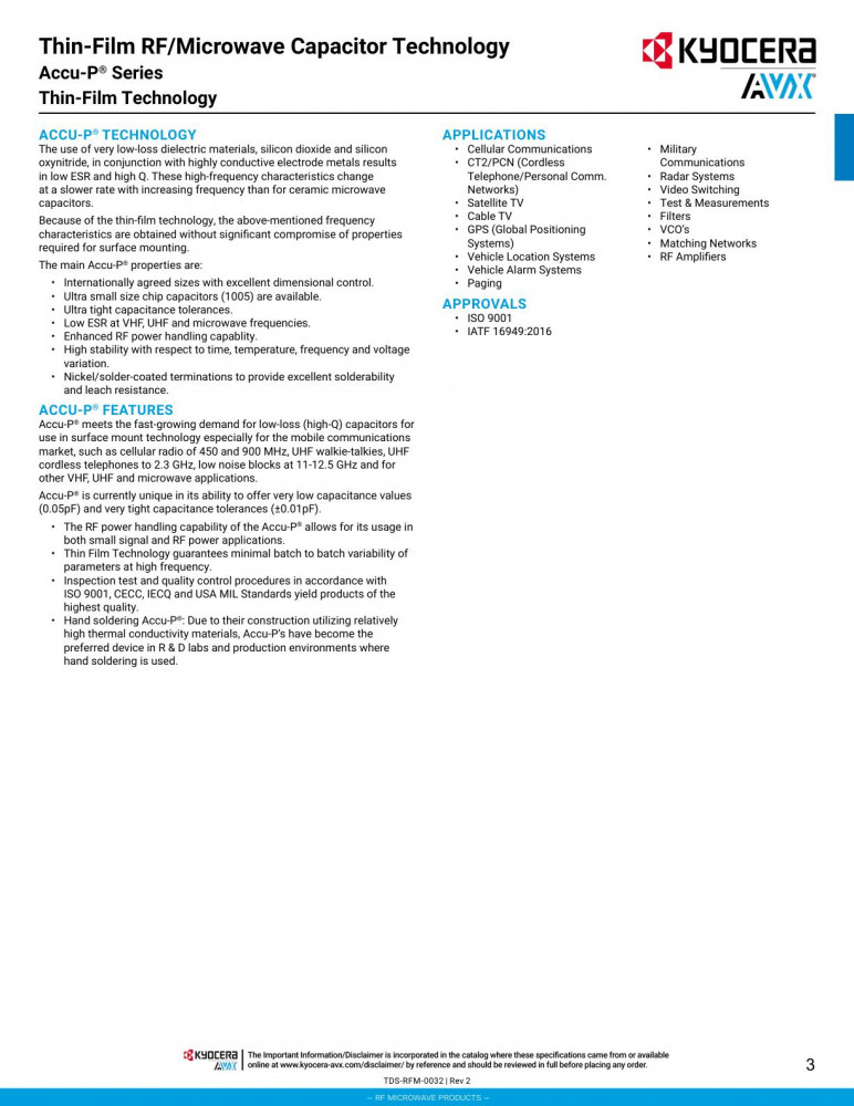 Product document page 2