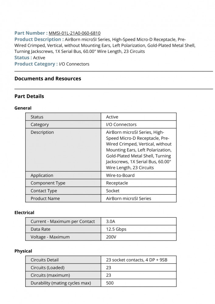MMSI-01L-21A0-060-6810 technical document image, page 1