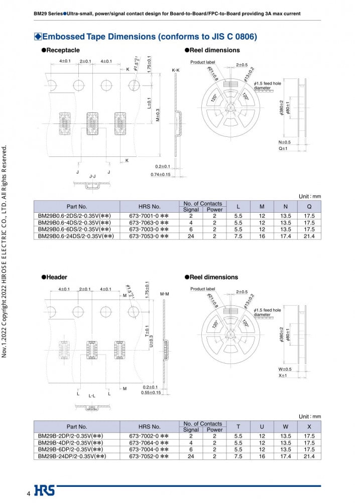 HRS BM29 datasheet page 4