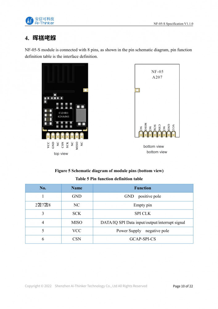 NF-05-S technical document page 10