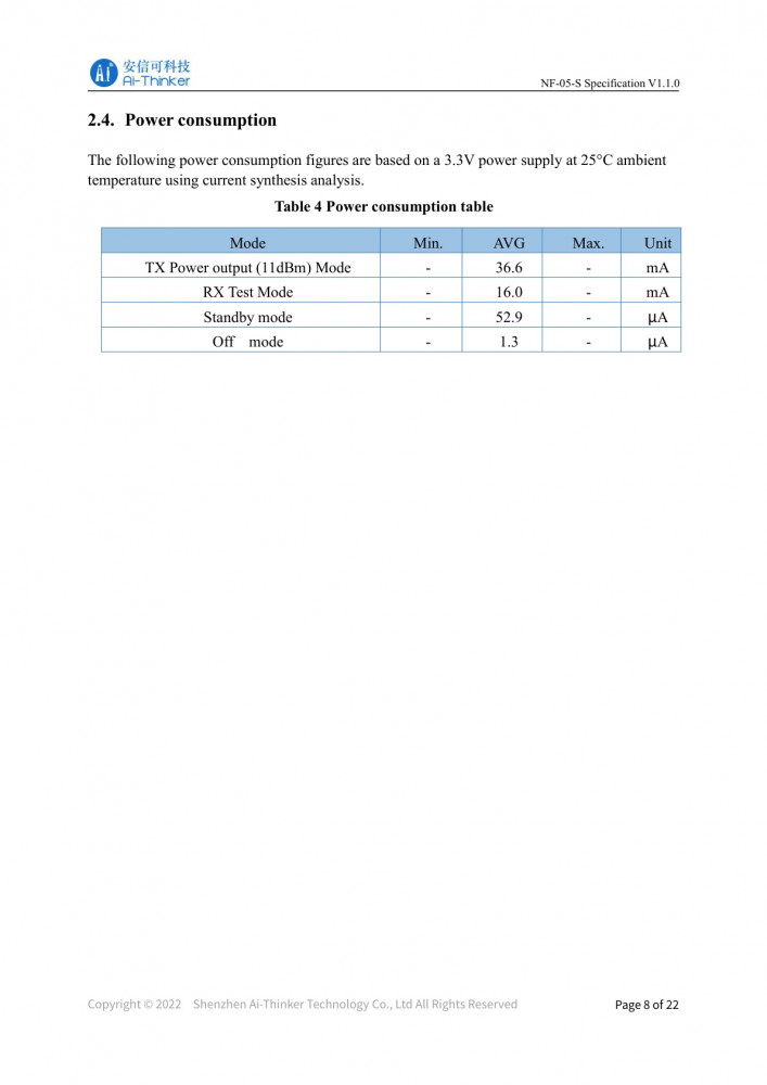 NF-05-S technical document page 8