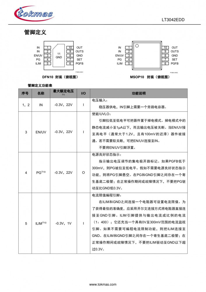LT3042 datasheet page 2