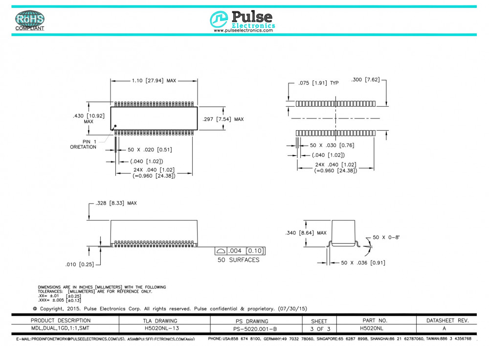 H5020NL datasheet page 3