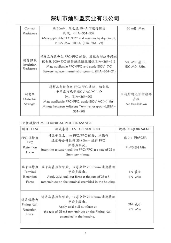 F-FPC0M12P-G330 specification page 5