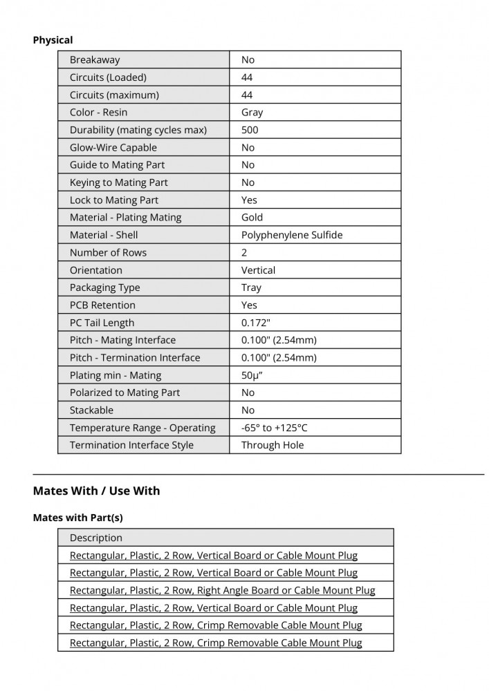 WTB44SAD11JTA-D01 technical document page 2