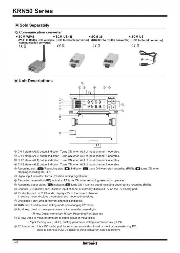 KRN50 technical document page 5