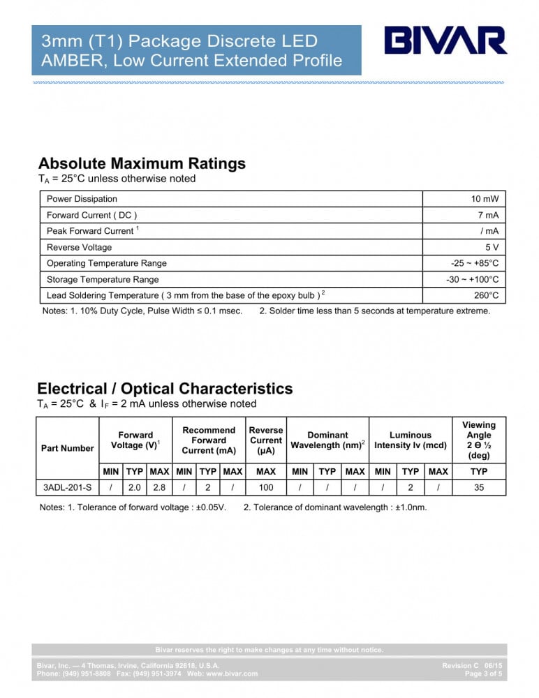3ADL-201 datasheet page 3