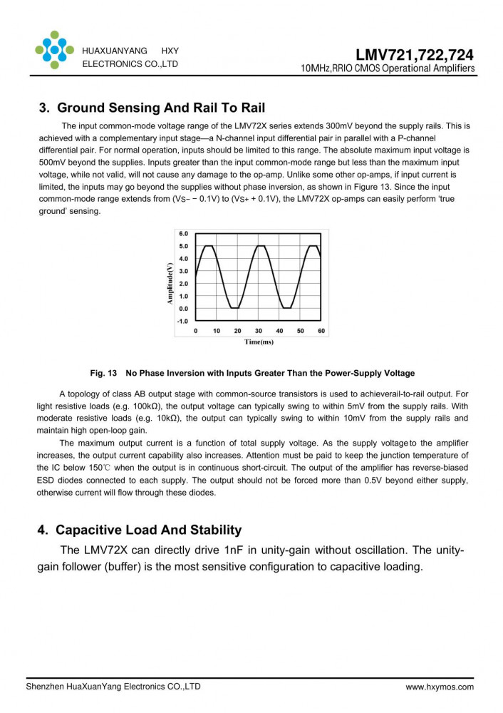 LMV724M-HXY technical document page 8