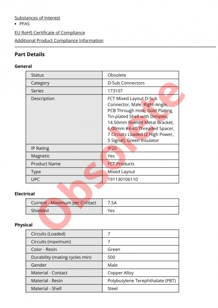 MOLEX 1731071135 technical drawing page 2