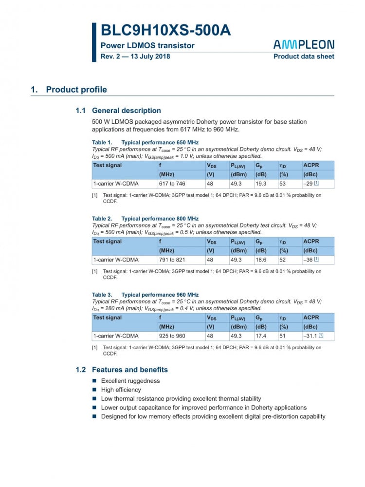 BLC9H10XS-500AY datasheet page 1