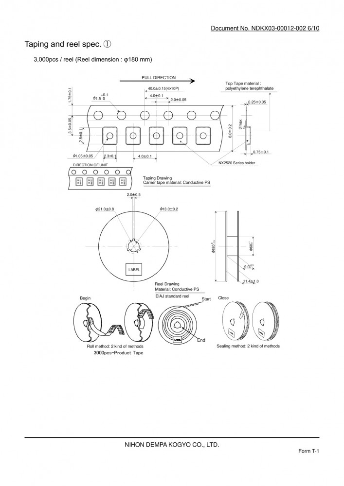 NDK NX2520SA datasheet page 6