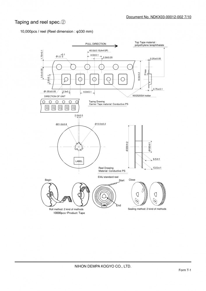 NDK NX2520SA datasheet page 7