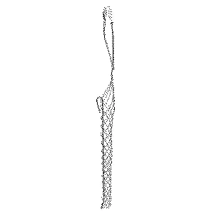 Support Grips, Offset Eye, Rod Closing, Tin-Coated Bronze, 0.50-0.62