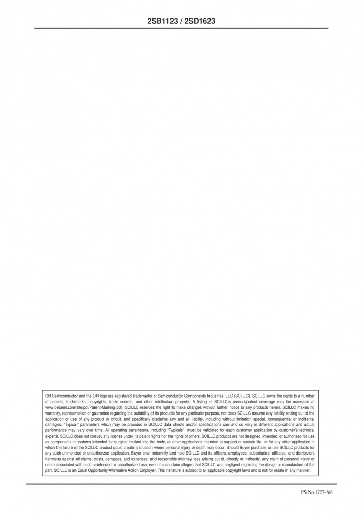 2SD1623T-TD-E datasheet page 8