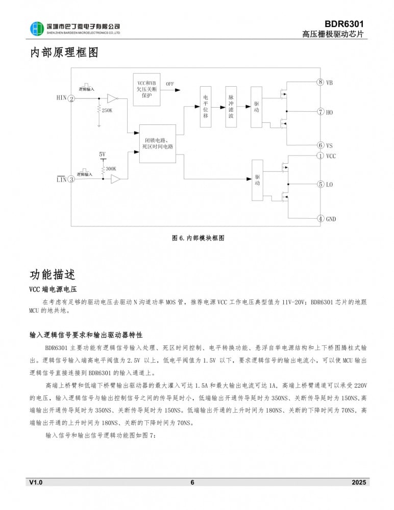 BDR6301 datasheet page 6