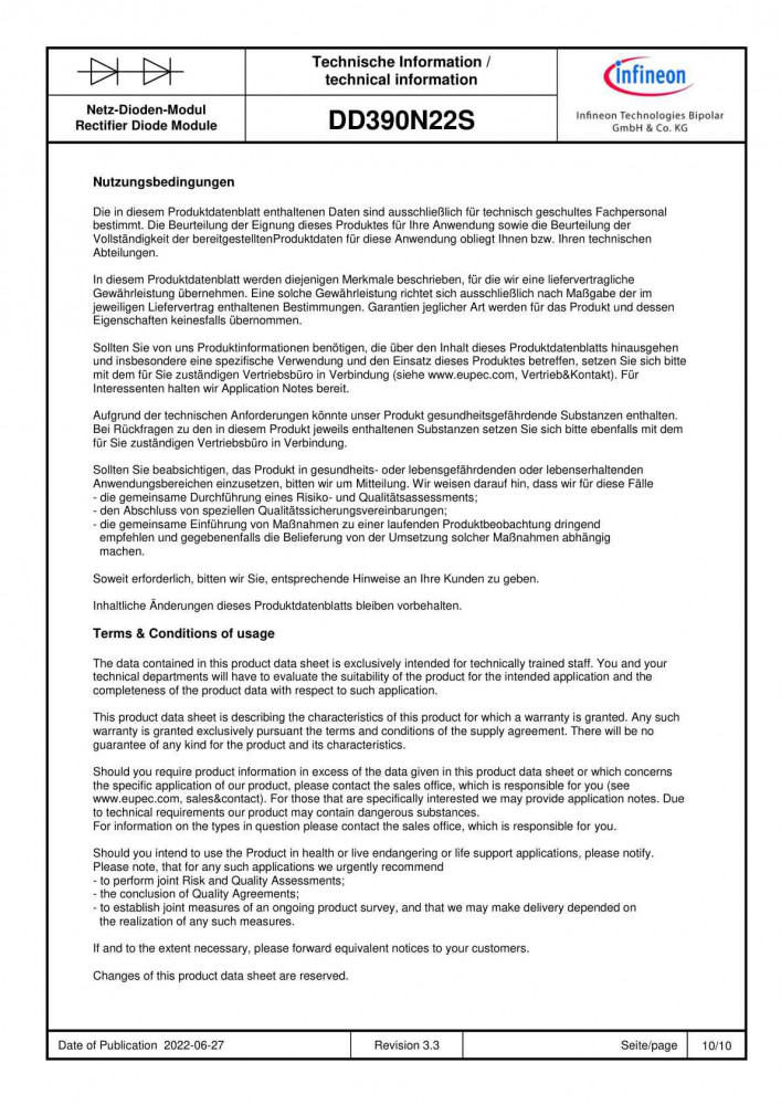 DD390N22S technical document page 10