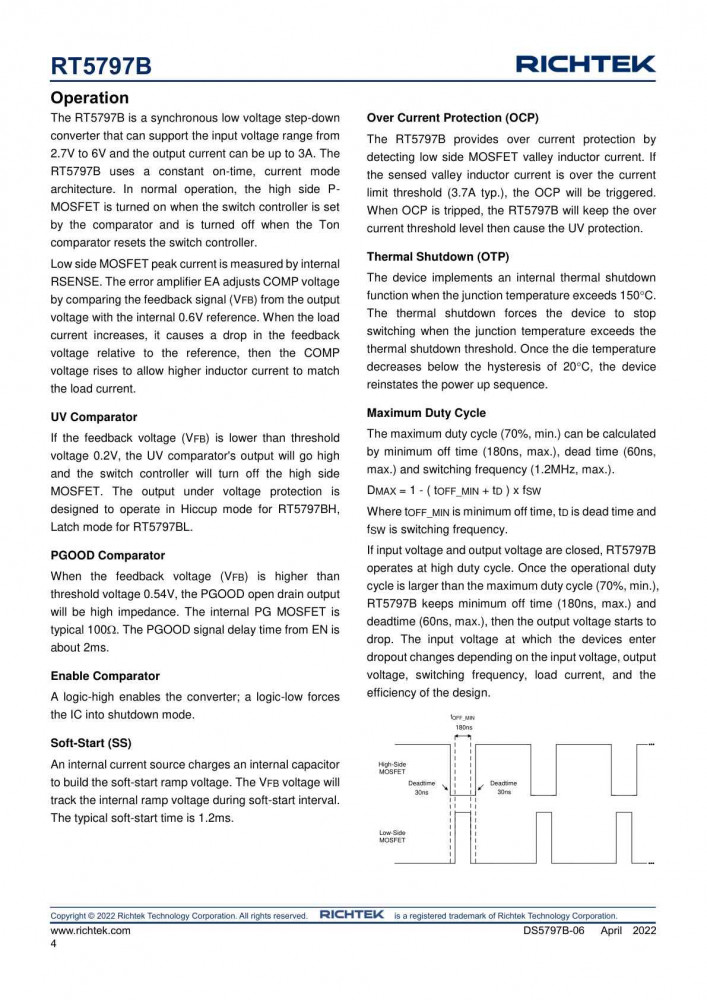 RT5797B technical document page 4