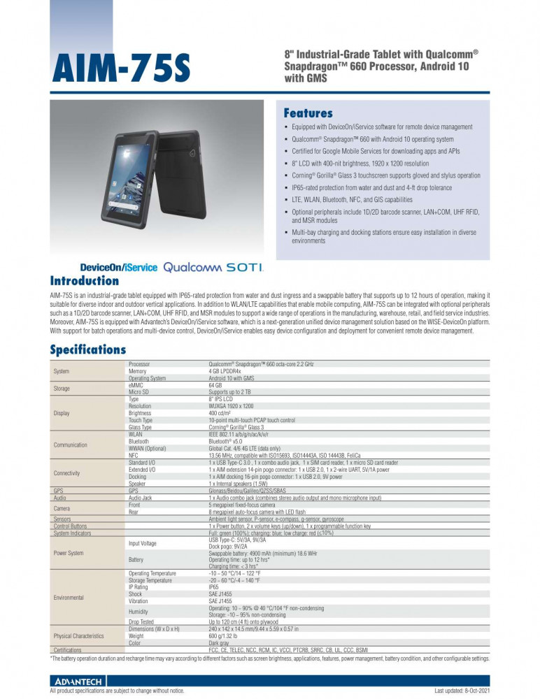 Technical document page 1