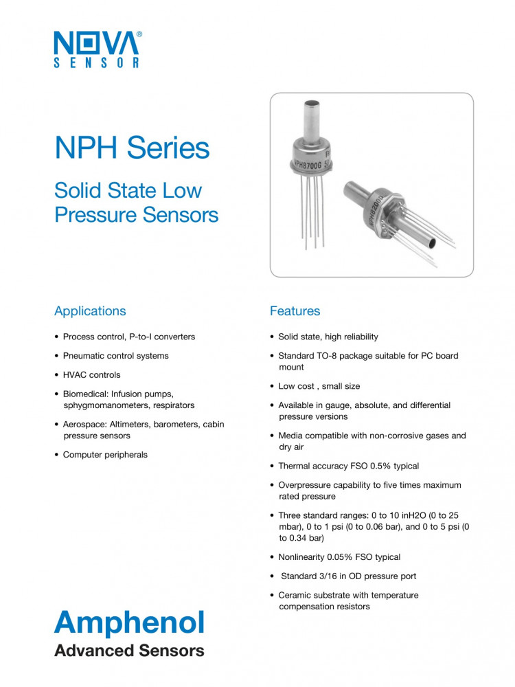 NPH Series datasheet page 1