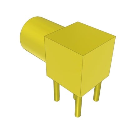 Samtec SMP-PF-P-GF-ST-TH2 Coaxial RF Connector Assembly