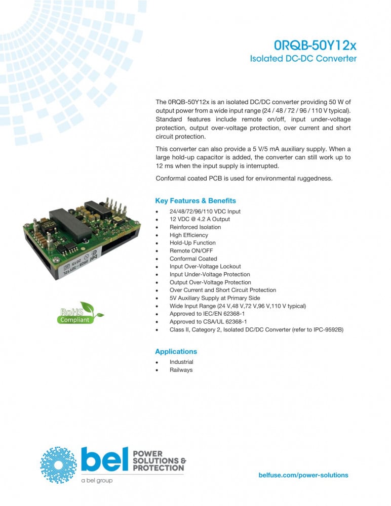 0RQB-50Y120G datasheet page 1