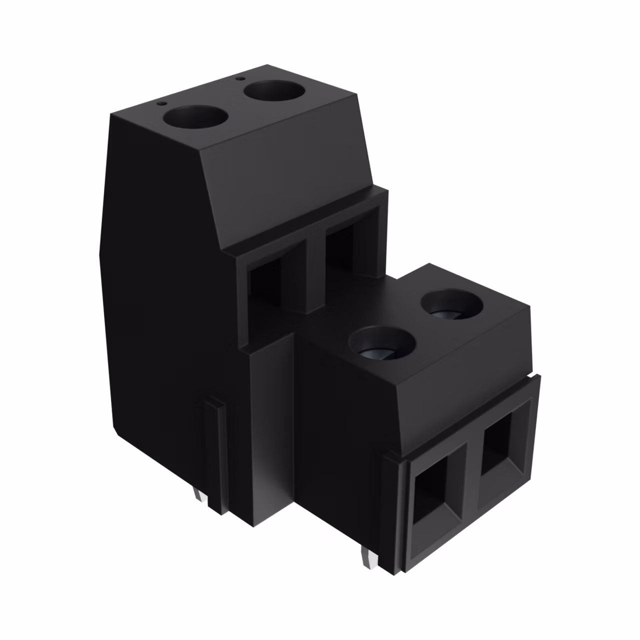 5.08mm Pitch Beau Eurostyle Low Profile, Two Level Terminal Block, Modular, 4 Circuits for sale