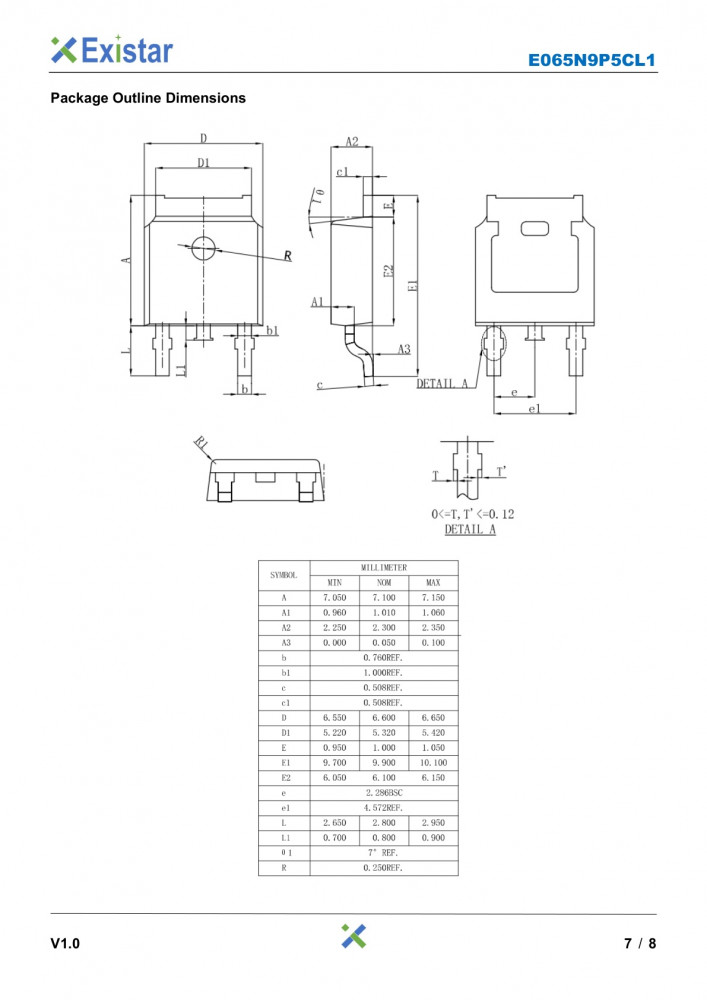 E065N9P5CL1 datasheet page 7