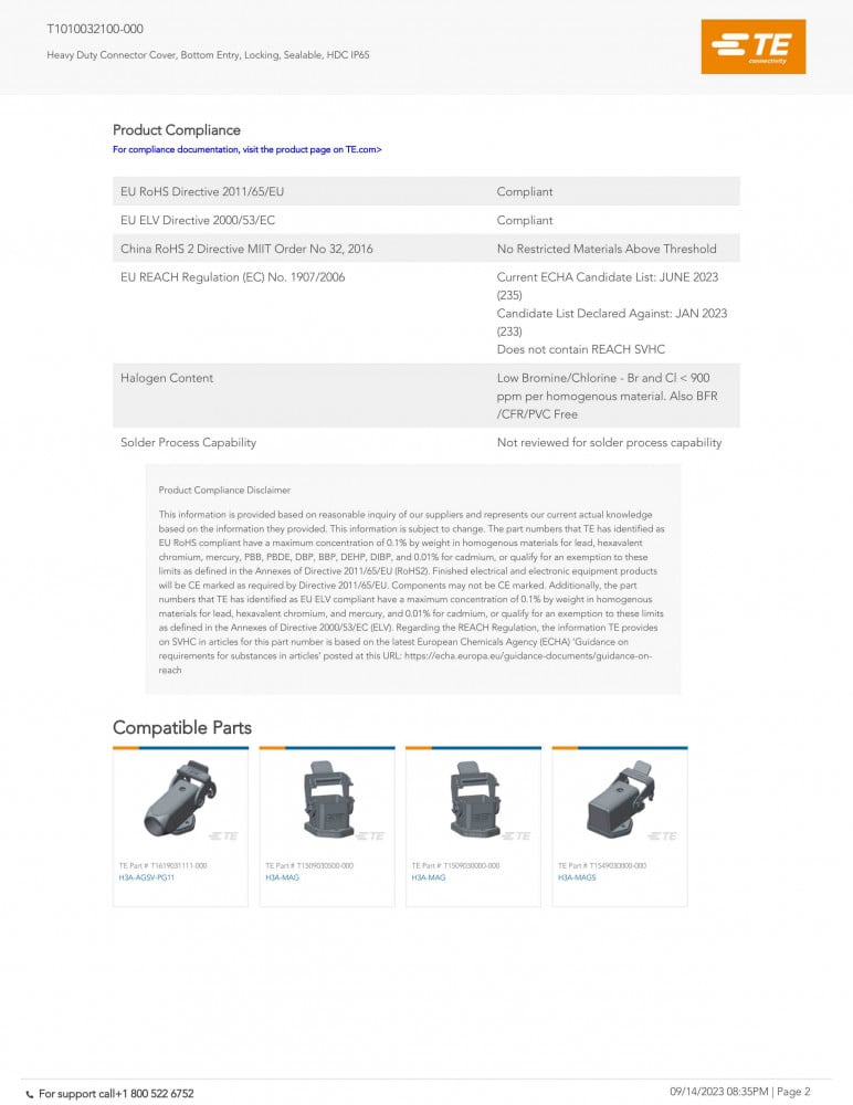 T1010032100-000 technical document page 2
