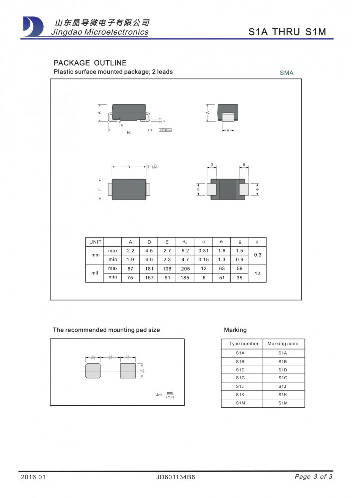 S1M datasheet page 3