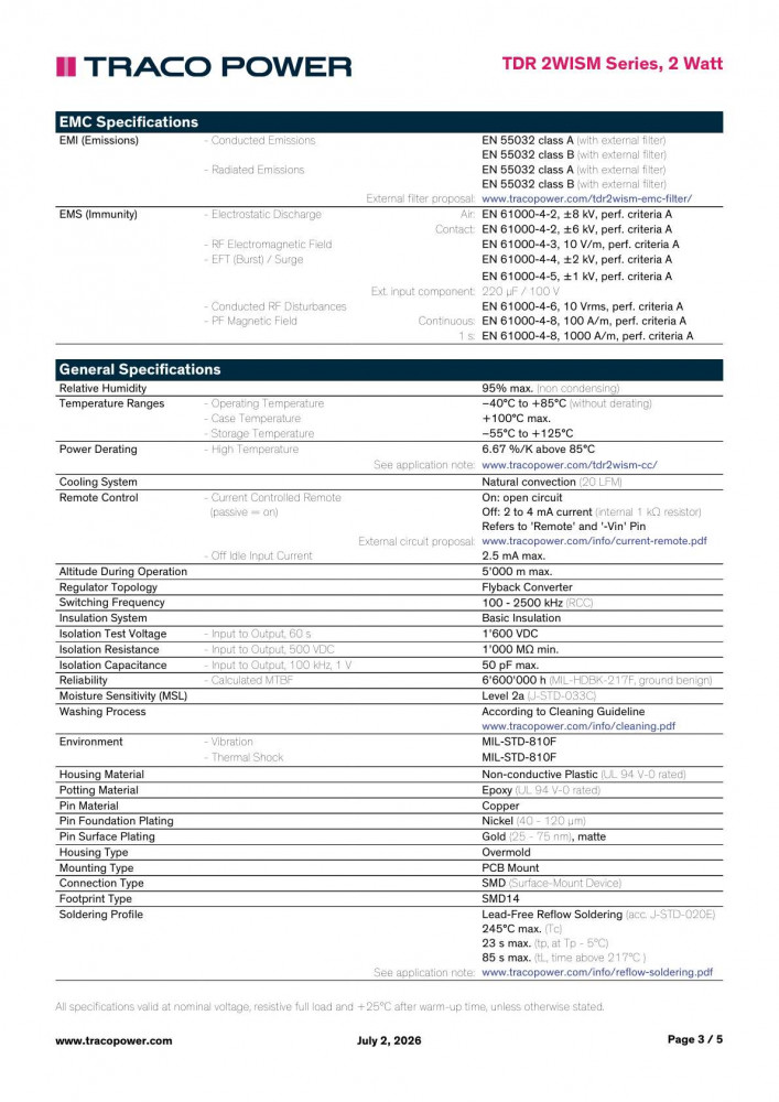 TDR 2WISM technical document page 3