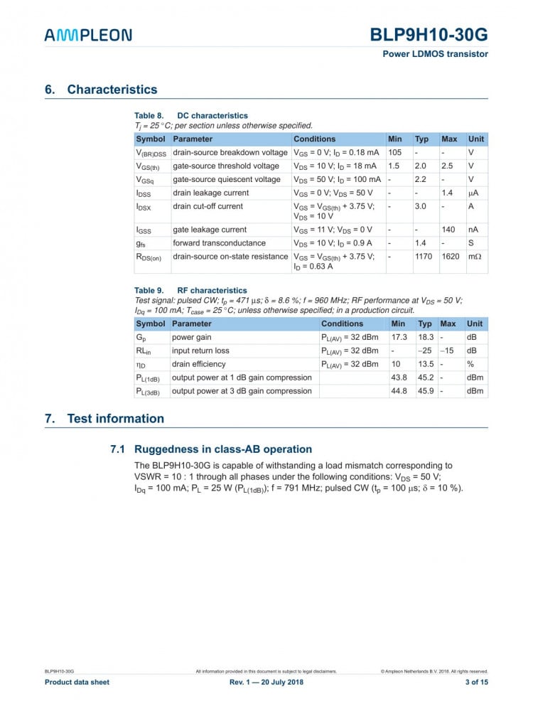 BLP9H10-30GZ datasheet page 3