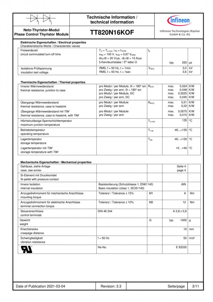 TD820N16KOF technical document page 3
