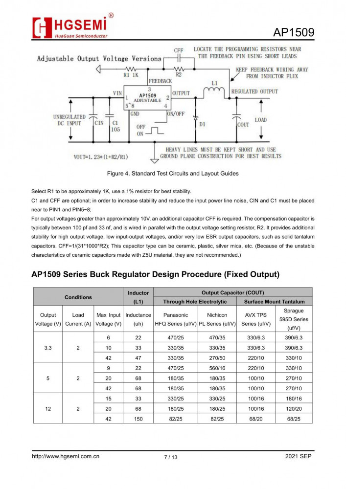 AP1509 datasheet page 7