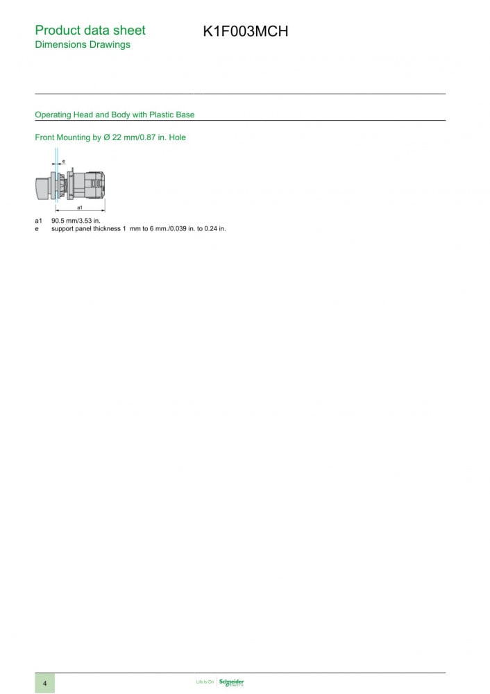 K1F003MCH technical document page 4