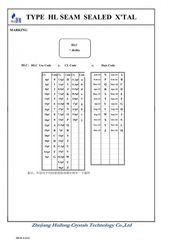 HL40000362 specification page 3