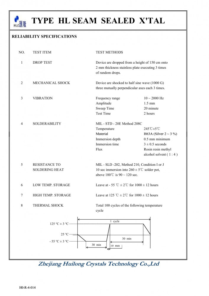 HL40000362 specification page 4