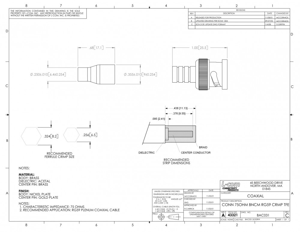 BAC031 technical document preview