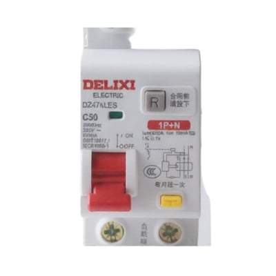 Delixi Electric DZ47SLES1C16R50 Miniature Residual Current Circuit Breaker