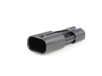 Squba Sealed Plug Assembly with Clipslot, 1.80mm Pitch, Single Row, 4 Circuits, Orange