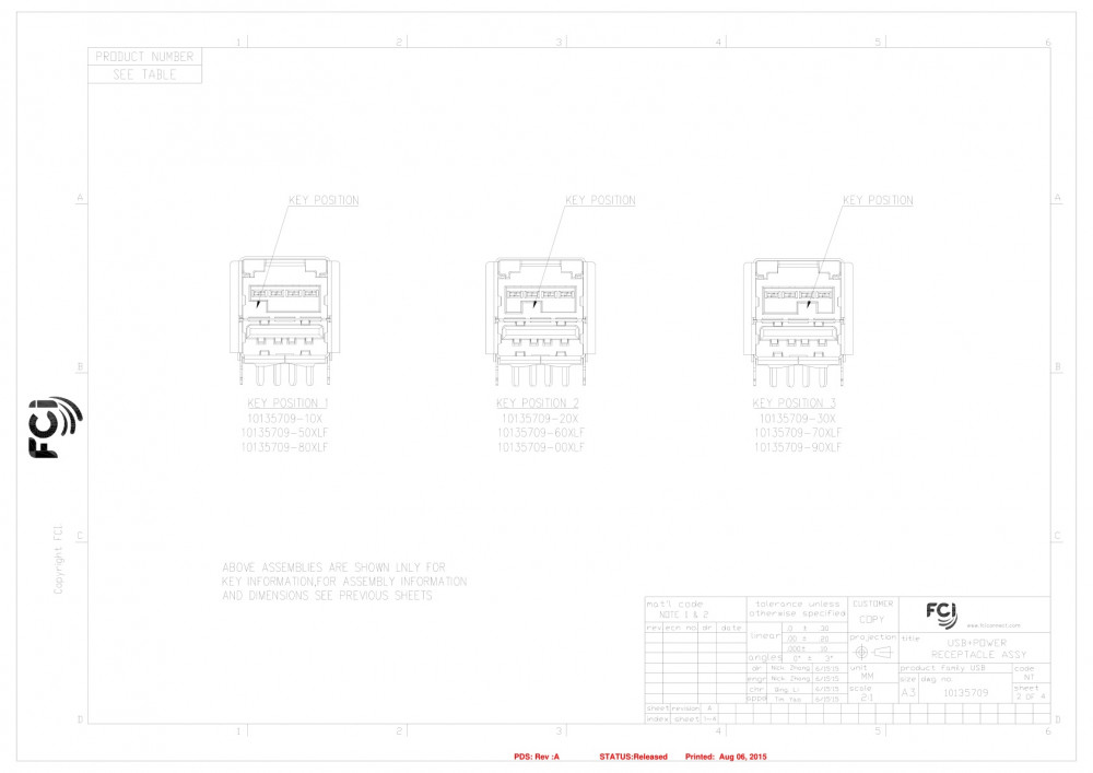 Amphenol 10135709 drawing page 2