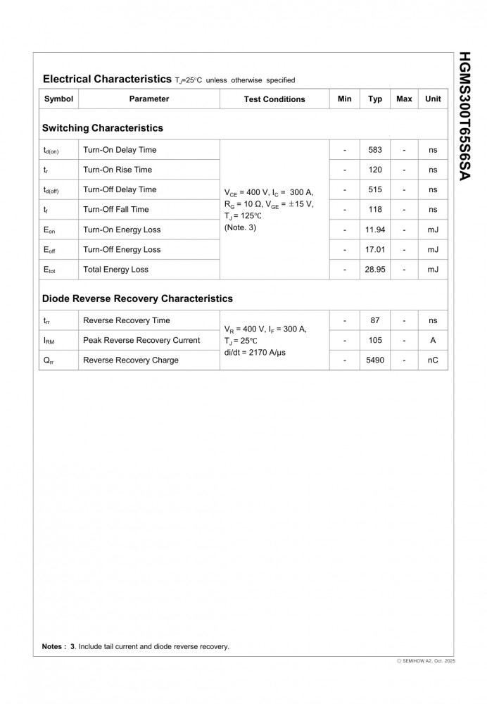 HGMS300T65S6SA document preview, page 4