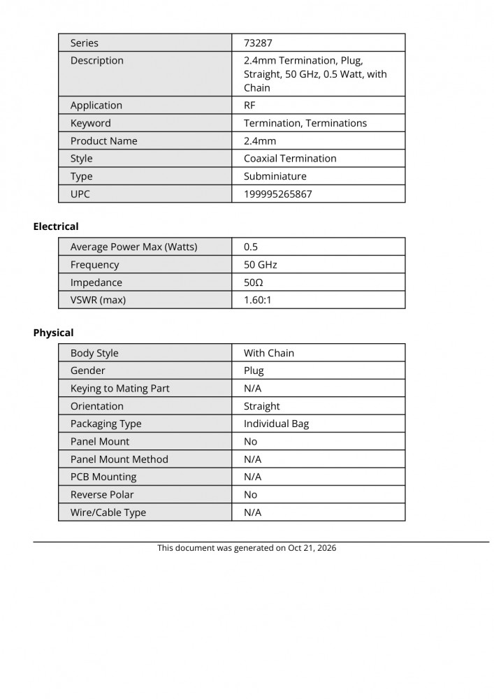 MOLEX 732870821 technical document image, page 2