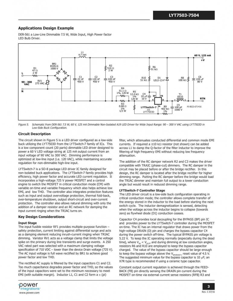 LYT7503D-TL datasheet page 3