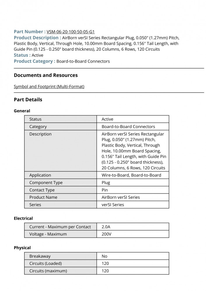 Product document page 1