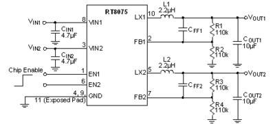 RT9758D - High Voltage Cap Divider Converter with Bypass Function