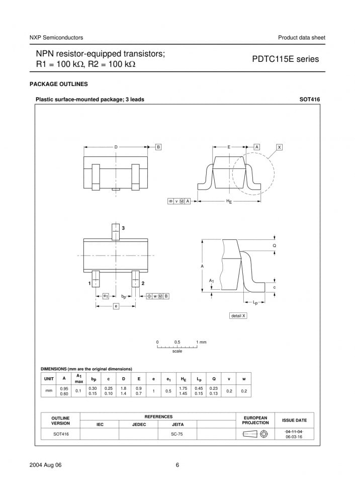 PDTC115E datasheet page 7
