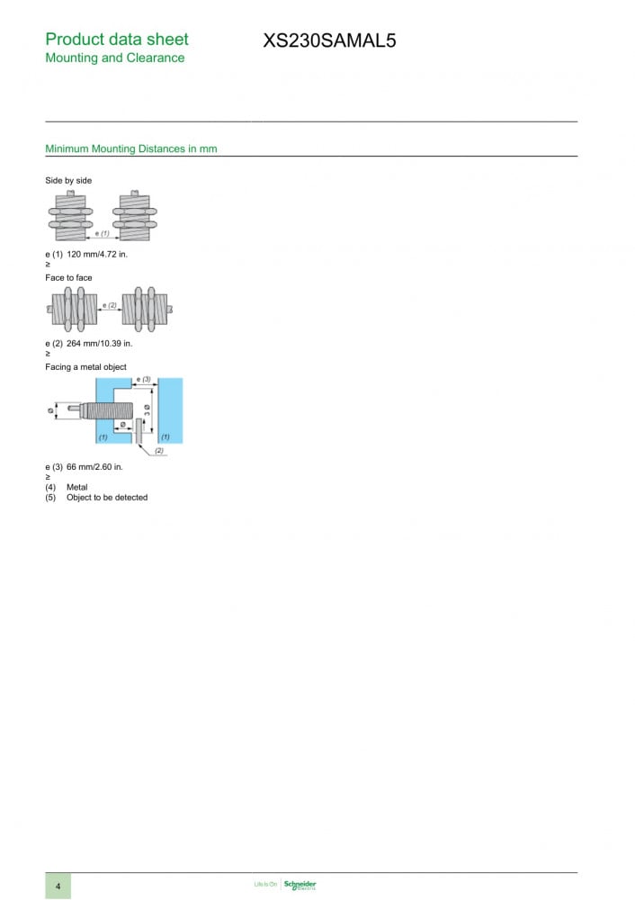 XS230SAMAL5 technical document page 4