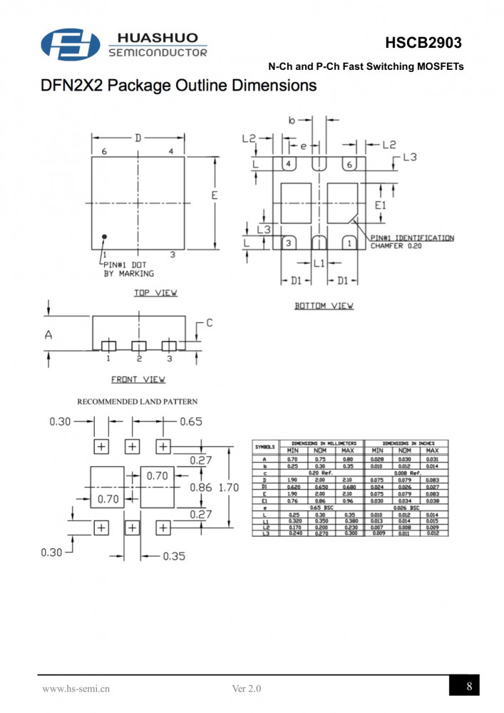 HSCB2903 datasheet page 8
