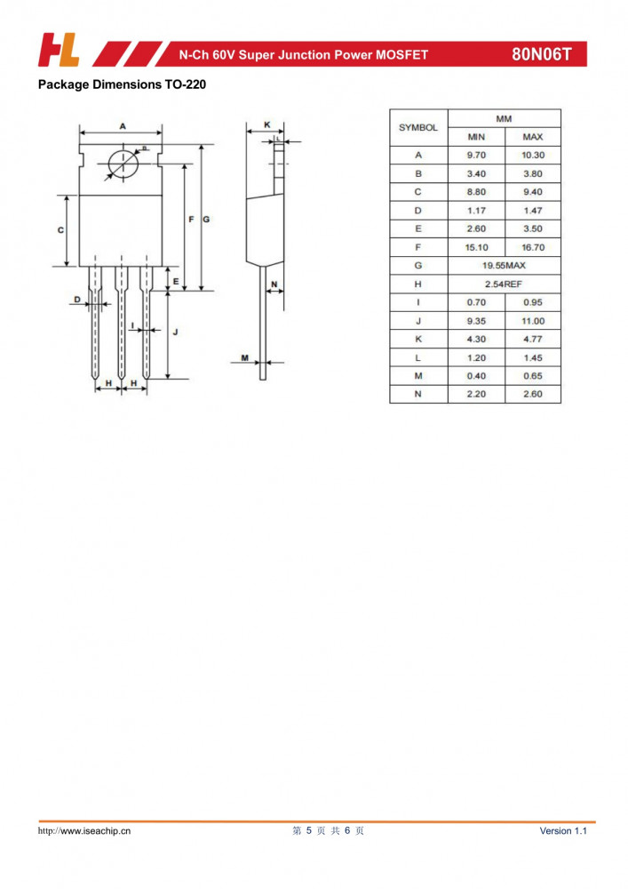 80N06T datasheet page 5